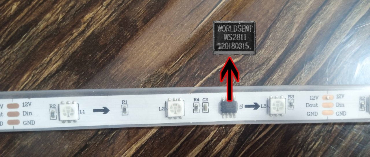 Ws2811 Addressable Rgb Led Strip With Arduino Code