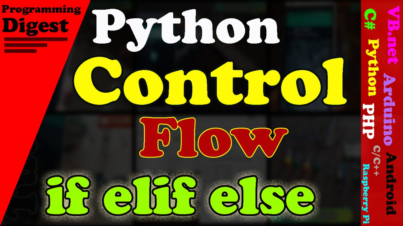 Python If Statement Elif Else Statement And Security System Using Raspberry Pi