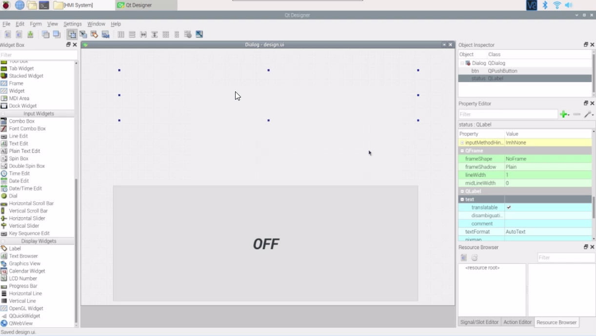 Raspberry Pi HMI Project using PYQT5 Software tutorial Raspberry Pi HMI Project using PYQT5 Software tutorial